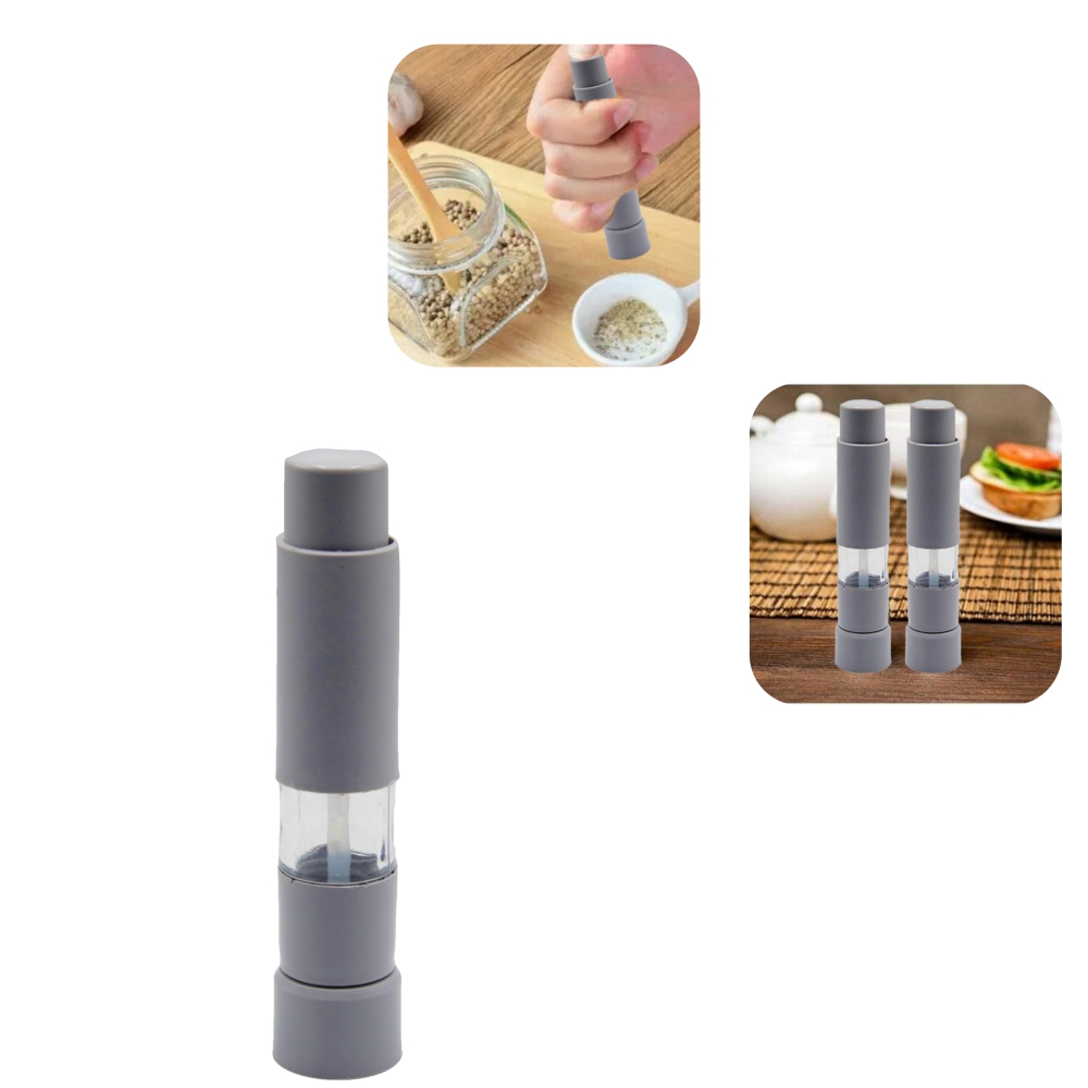 Piev Wenken Tuz Baharat Öğütücü Değirmen Gri - Pazaristanbul
